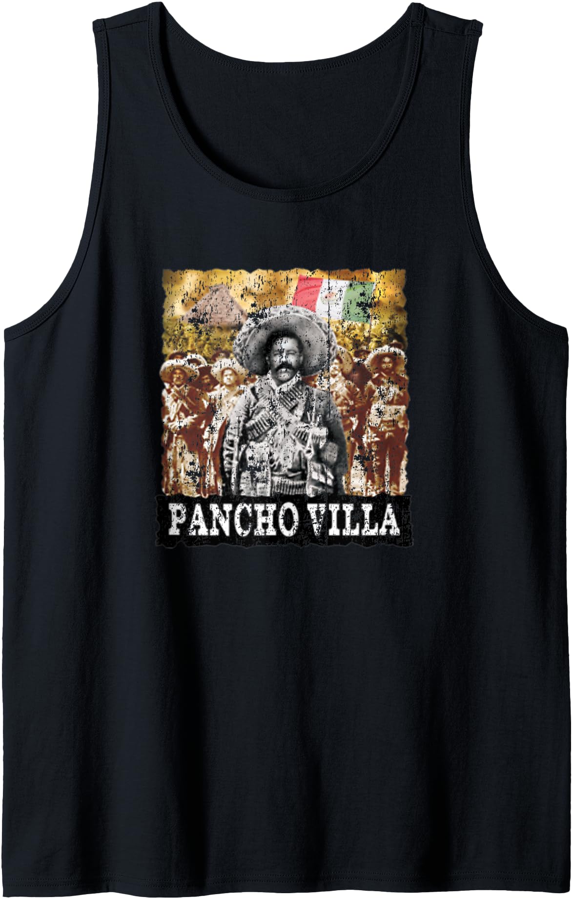 Pancho Villa Cool Fashion Vintage Revolution Tank Top - Buy t-shirt designs
